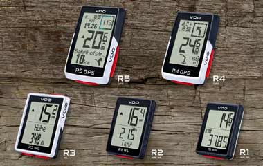 VDO R-Serie - Fünf neue Fahrradcomputer - R4 & R5 mit GPS