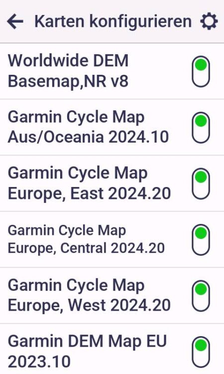 Garmin Edge - TopoActive ersetzt Cycle Map